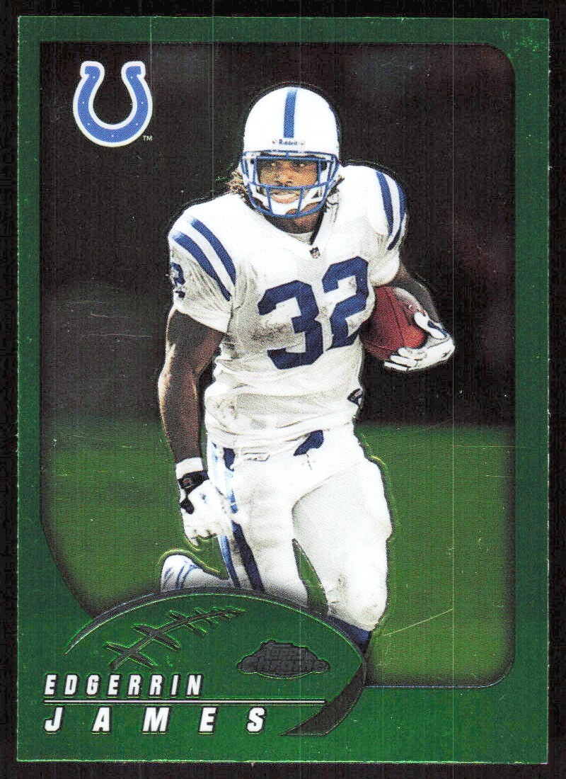 2002 6213B Topps Chrome Edgerrin James Indianapolis Colts #13 | eBay