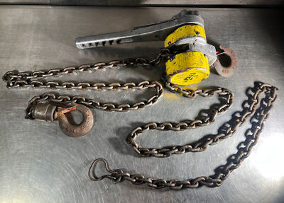 Tugit 1 Ton Ratchet Chain Hoist Come-A-long Winch Rigging. Item ID #1 ...