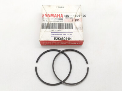 NOS Yamaha PW80 Y-Zinger 2001-05 V80 Piston Ring Set 0.75mm Genuine 14N ...