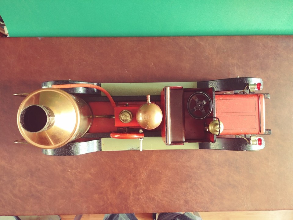 Very Rare 1930s BING Tin Wind-up Fire Pumper Engine Truck Tinplate w ...