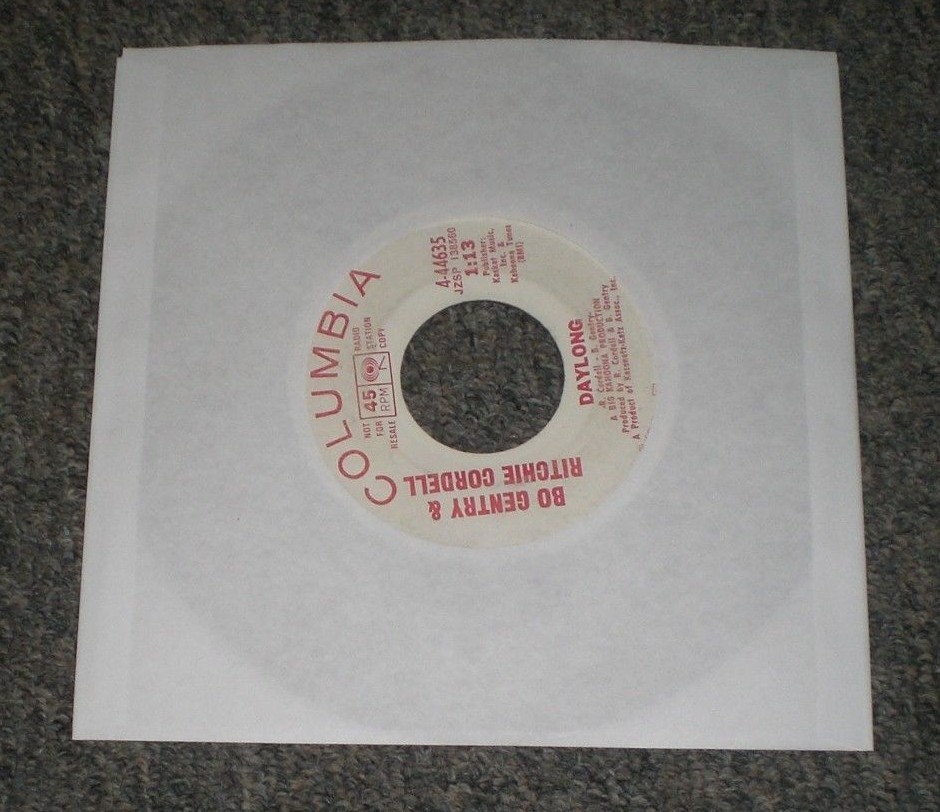 Bo Gentry & Ritchie Cordell~Love Is Here / Daylong~7" PROMO~FAST ...