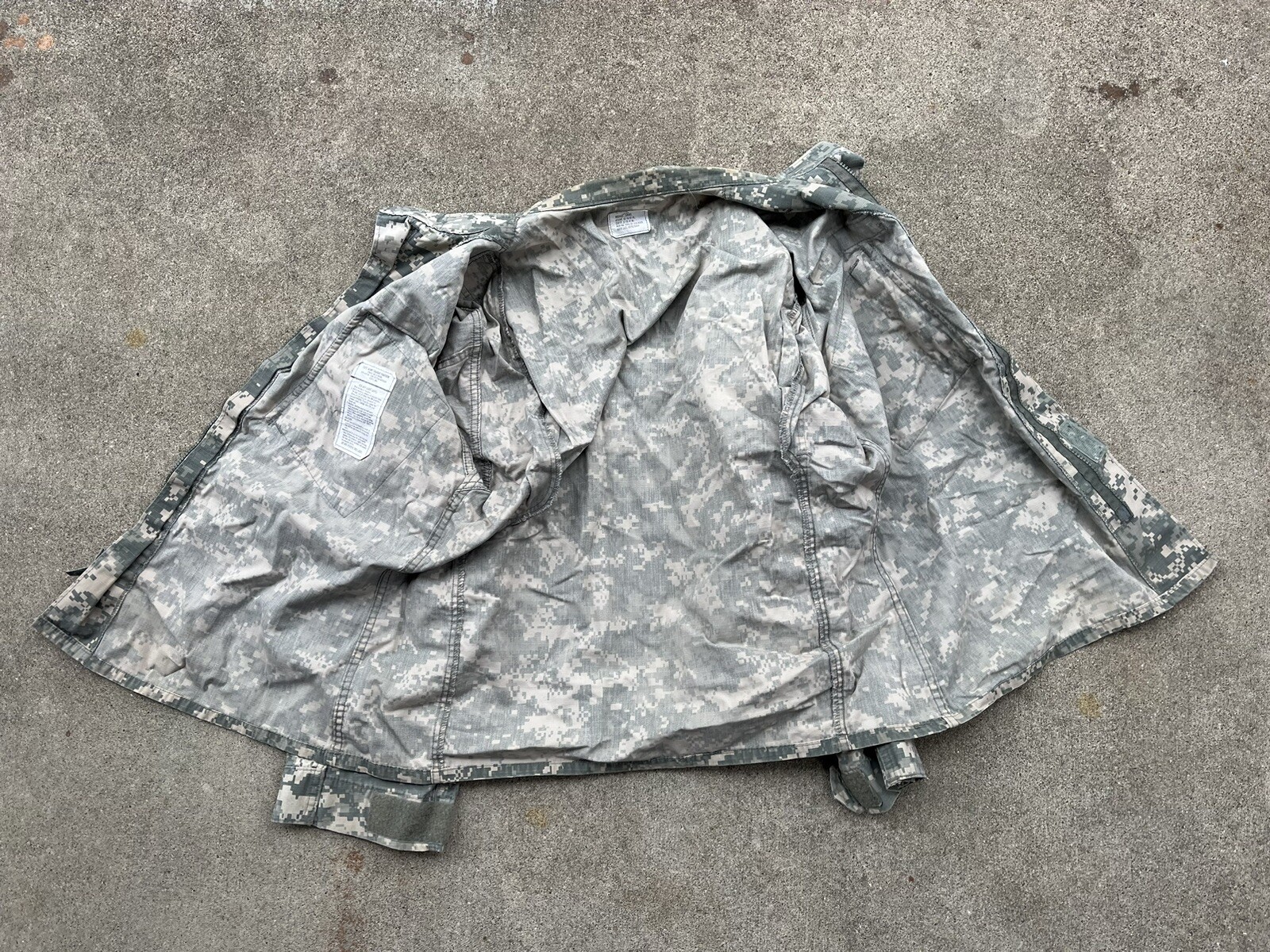 USGI Military Field Jacket, UCP ACU Army Digital Camo… - Gem