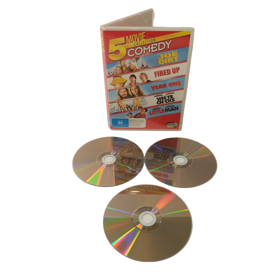 Fired Up Joe Dirt Little Man White Chicks Year One (5) DVD Comedy Box ...