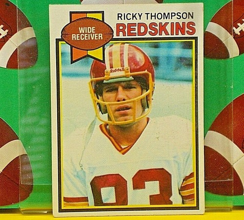 1979 TOPPS Football Card # 297 *** RICKY THOMPSON *** Washington ...