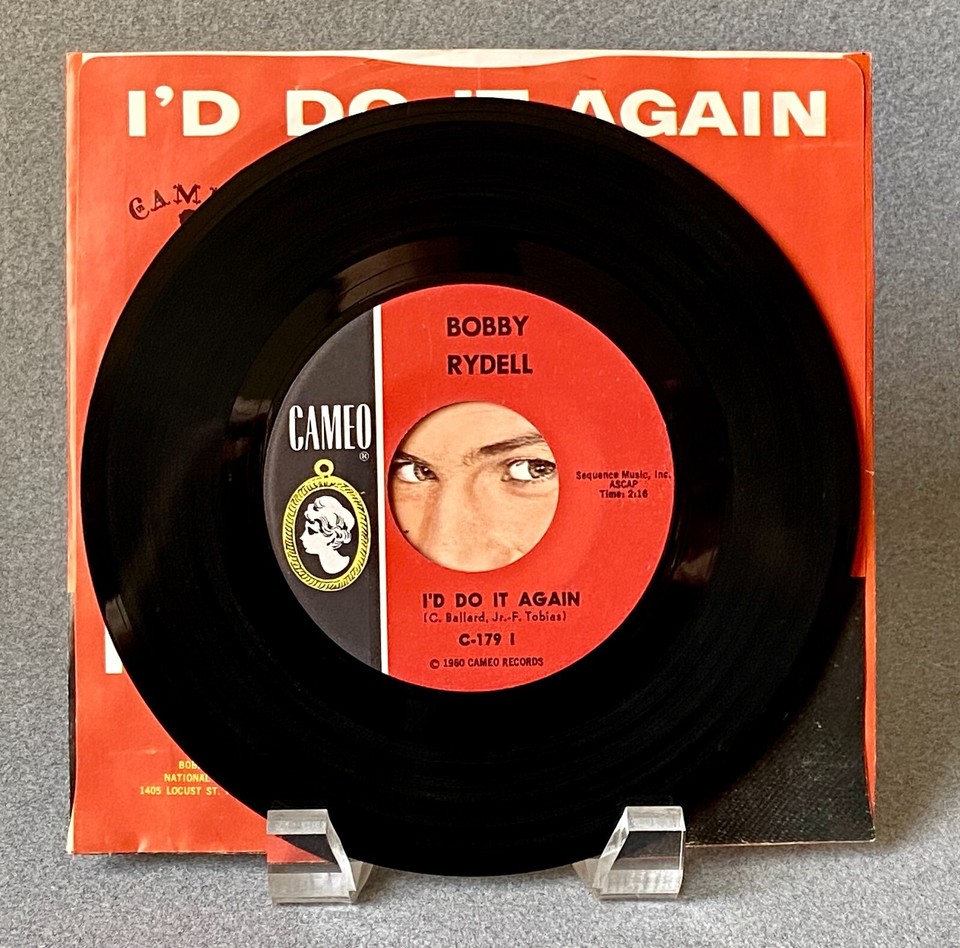 Bobby Rydell Volare & I'd Do It Again 45rpm 7" Vinyl Single Cameo 1960 ...