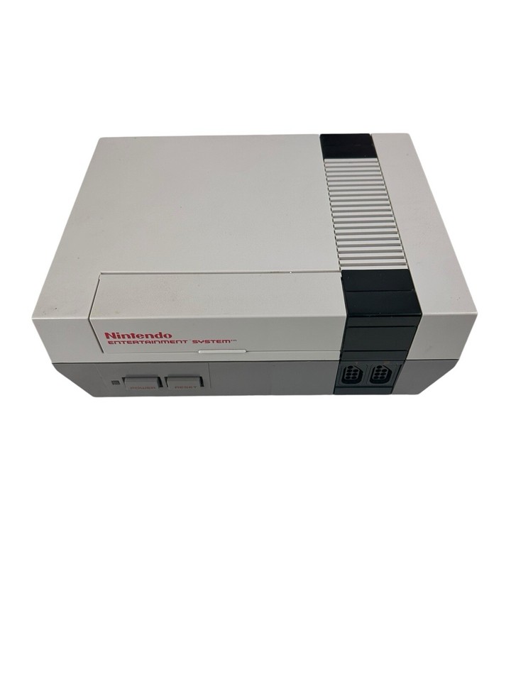 Nintendo NES Action Set Console Complete In Box w/Orange Zapper Mario 1 ...