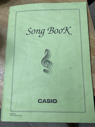Casio Song Book - Sheet Music for Casio Keyboards - GOOD CONDITION | eBay