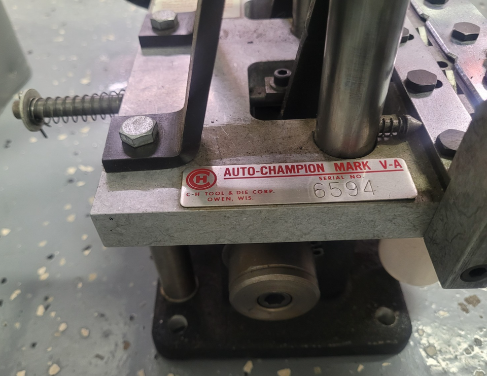 C-H AUTO-CHAMPION MARK V-A Progressive Reloading Press set up for 45 ...