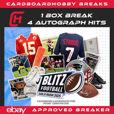 2025 Gold Rush Autographed Blitz Football SEATTLE SEAHAWKS 1 Box TEAM ...