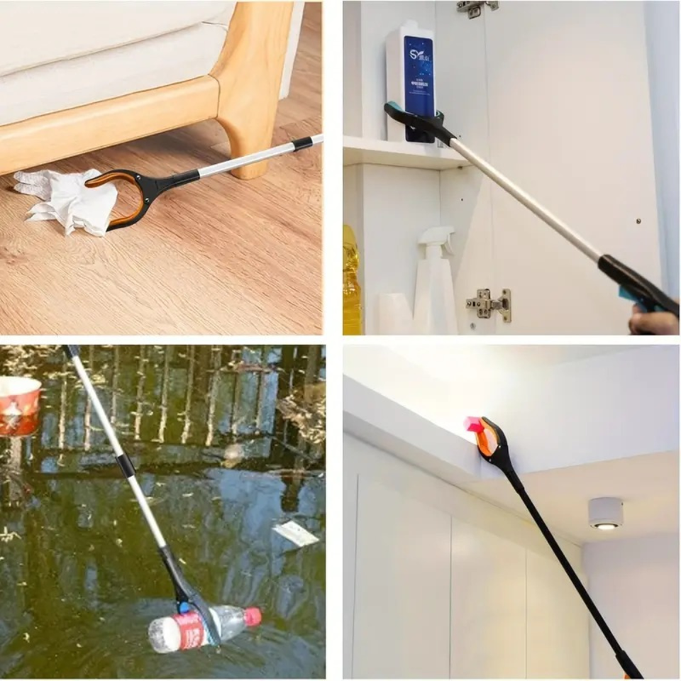 Foldable Reacher Grabber Tool 32" Rotating Claw & Magnet Trash Picker ...