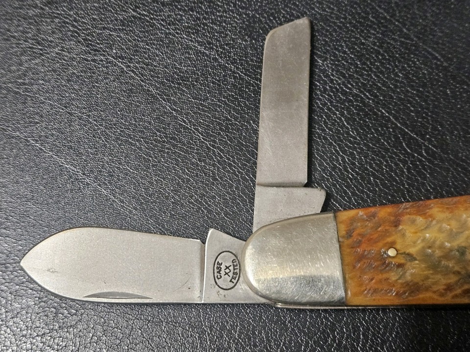 Antique Case Tested XX Elephant Toe 3 Blade Pocket Knife Rare Vintage ...