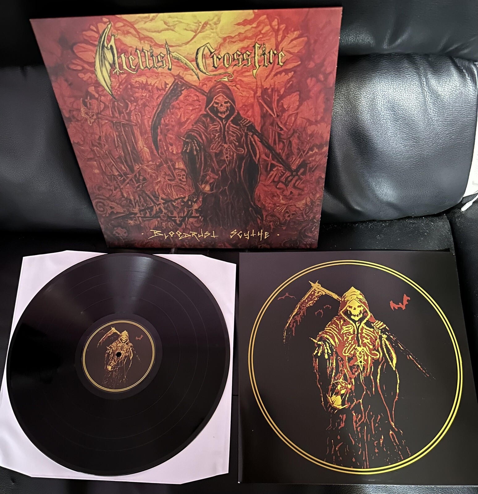 Hellish Crossfire "Bloodrust Scythe" lp black vinyl "High Roller Records" 2018 | eBay