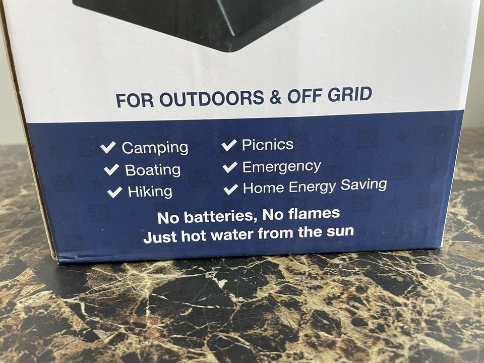 4Patriots Sun Kettle XL Solar Cooker Boil Water Heater 33.8oz Latest ...