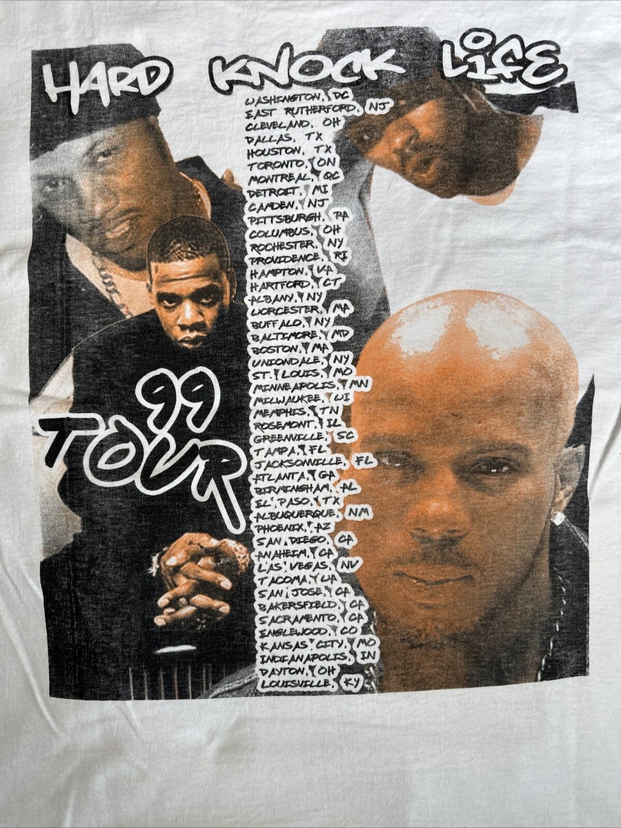 Vintage Jay Z DMX rap tee Hard knock Life tour XL Shirt Vintage Jay Z DMX rap tee Hard knock Life tour XL Shirt