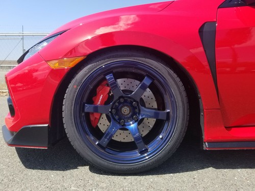 4X GRAM LIGHTS 57DR 18X9.5 +38 5X120 MAG BLUE SET OF 4 WHEELS WHEEL CTR ...