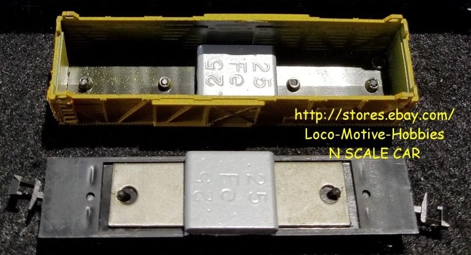HO Model Railroad Train 1/4 Oz CAR WEIGHTS Adhesive Back LEAD FREE Iron ...