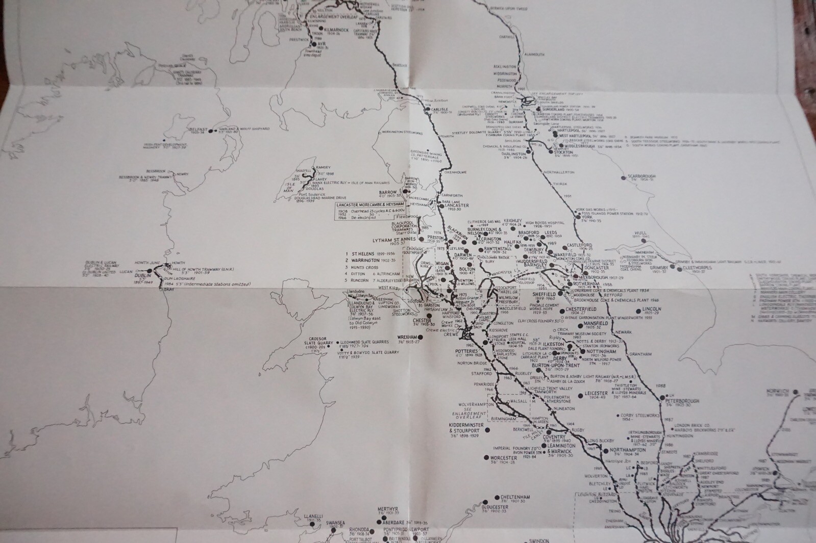1987 Quail British Isles Railway Electrification Railway Track Map 2nd ...