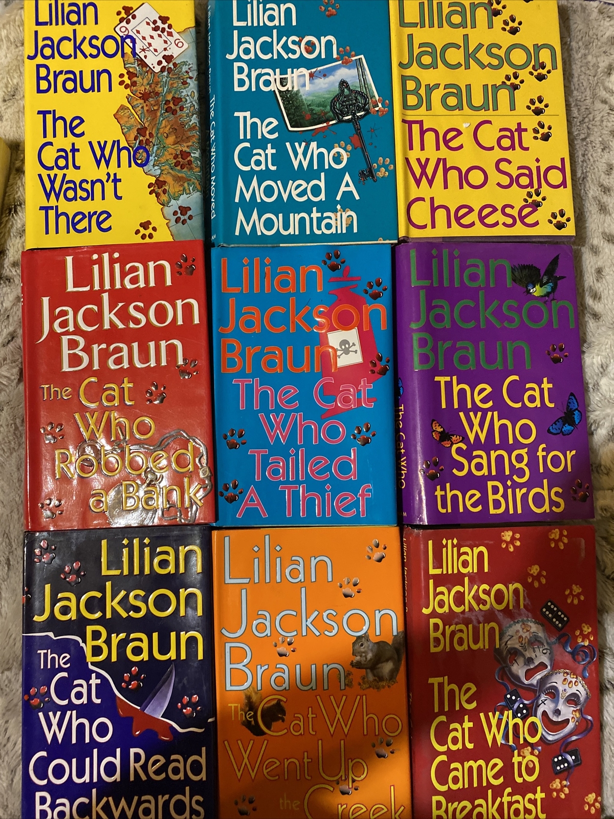 lilian jackson braun books lot of 9 Hardcovers | eBay