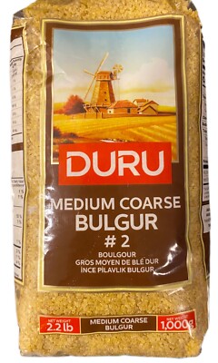 Medium Coarse Bulgur 1 kg. Stone Milled, All Natural From Turkey ...