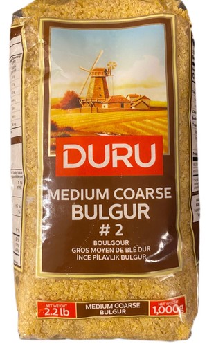 Medium Coarse Bulgur 1 kg. Stone Milled, All Natural From Turkey ...