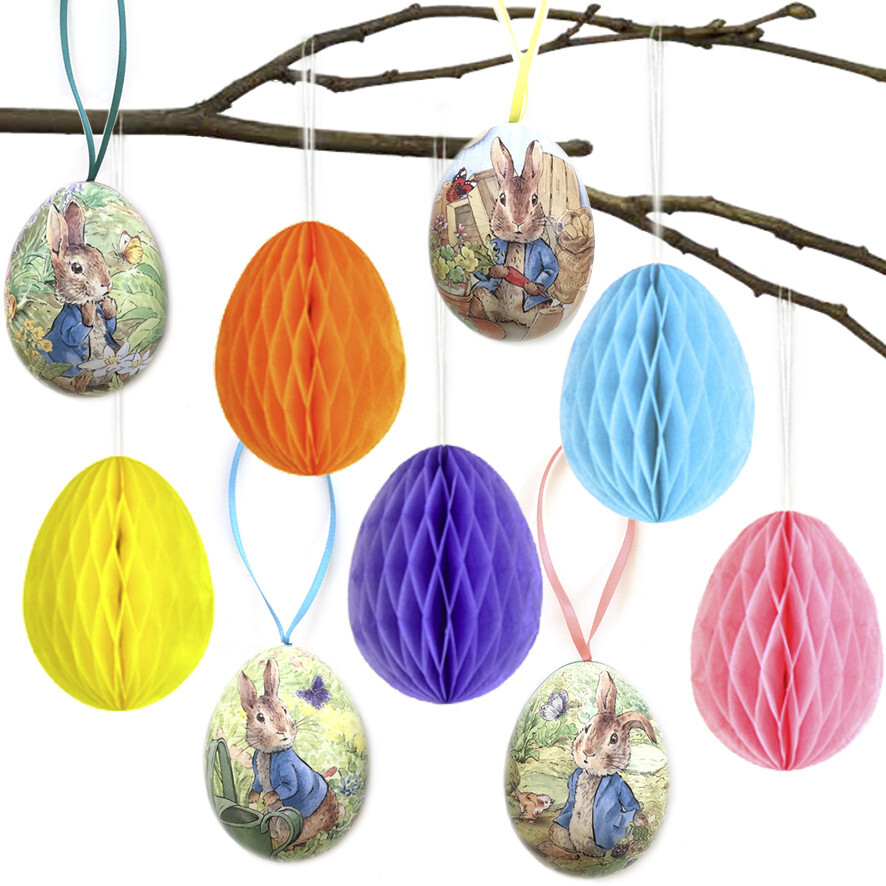 PETER RABBIT TIN BOX Home Accessory Storage Easter Egg Kids Birthday ...