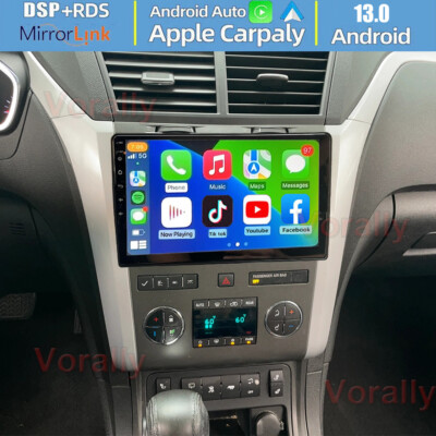 For 2009 2010 2011 2012 Chevrolet Traverse 10" Android 13 Carplay Car ...