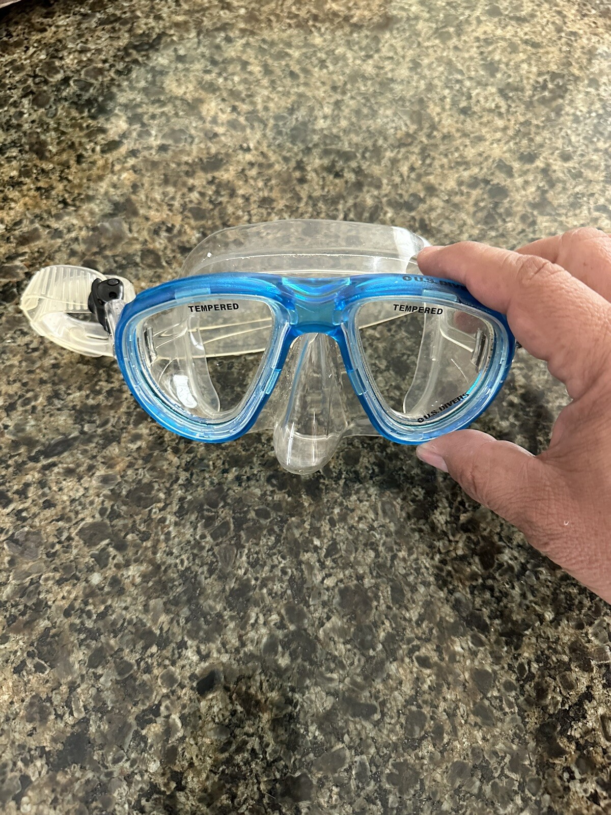 U.S.Divers Youth Scuba Snorkel Snorkeling Diving Tempered Glass Goggles ...