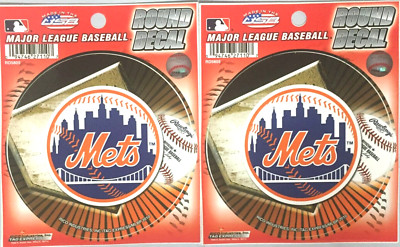 New York Mets MLB Decal Car Window 4.5" Sticker Sports 2 PACK | eBay