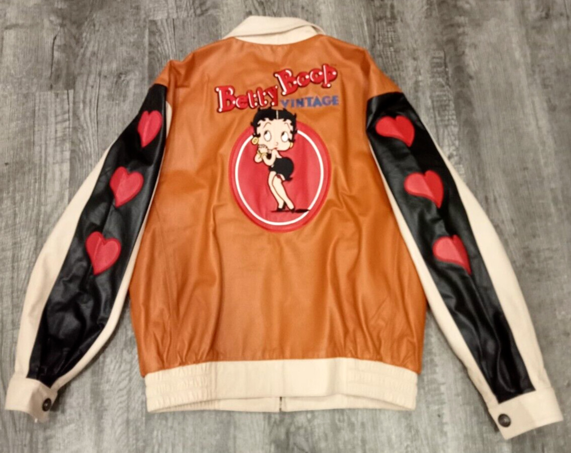 AMERICAN TOONS BETTY BOOP VINTAGE BROWN BEIGE LEATHER… - Gem