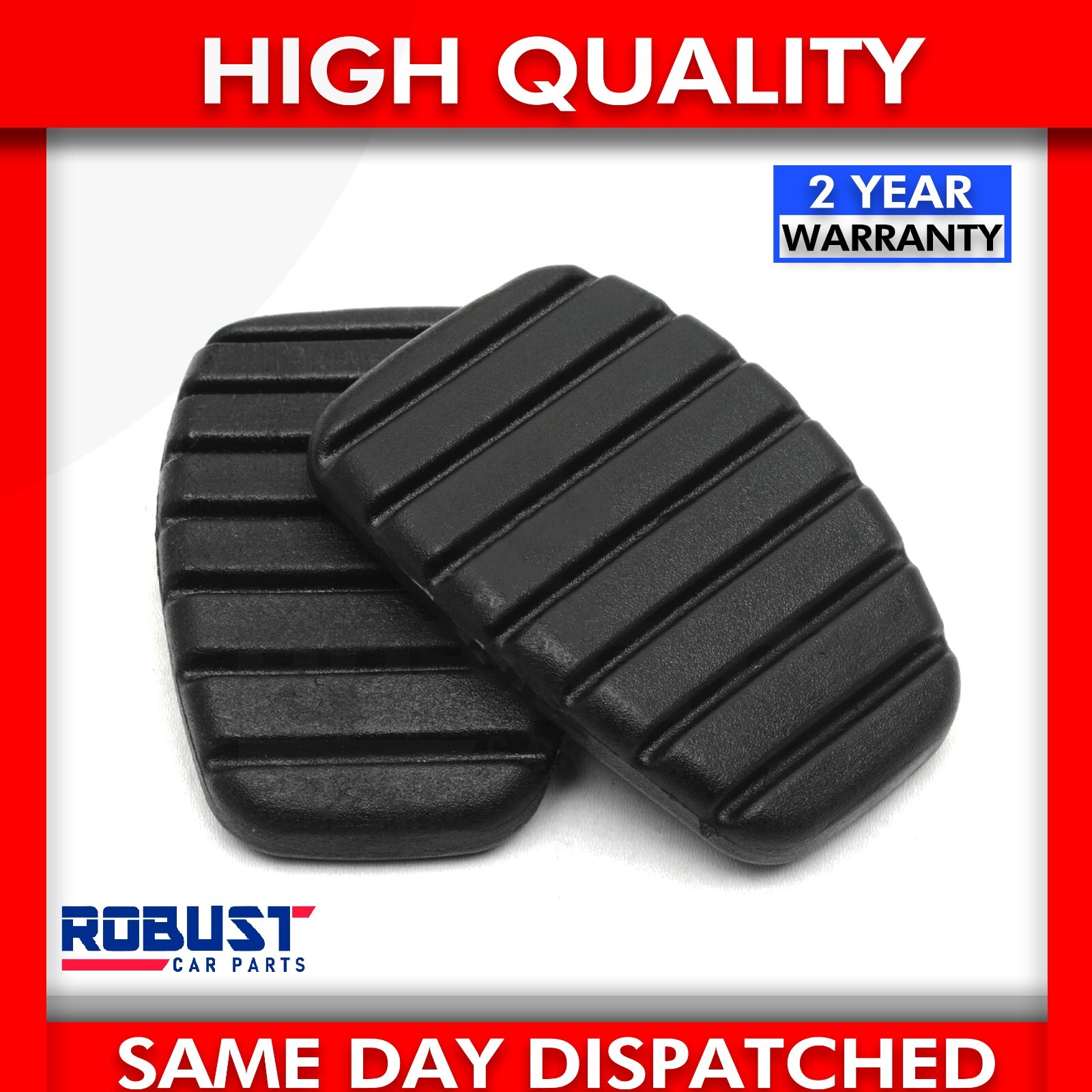 2X CLUTCH PEDAL RUBBERS FOR RENAULT LAGUNA MEGANE CLIO SCENIC BRAKE ...