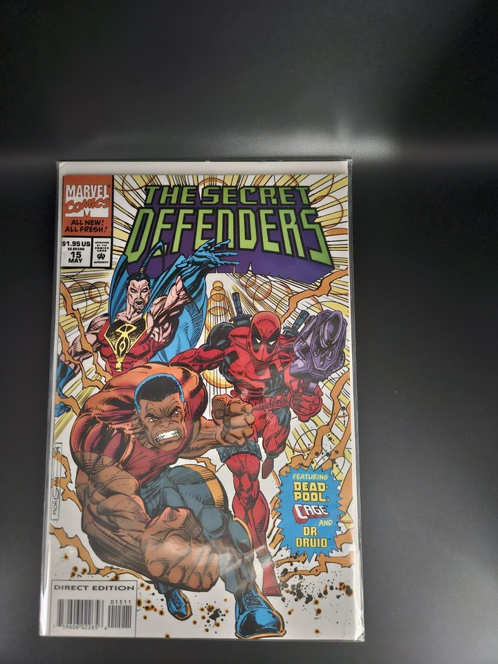 Secret Defenders #15 1994 Marvel Comics Deadpool! Cage! *Read ...