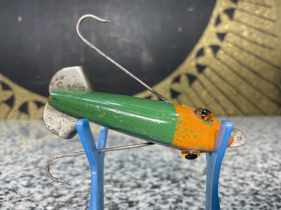 Vintage 1930s Evans & Sons Weed Queen Spring Hook Fishing Lure | eBay