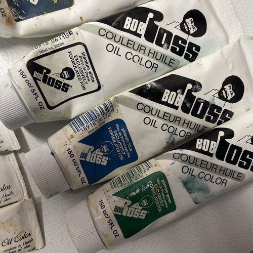 Lot of 36 Preowned Bob Ross Artist Oil Art Color Paint | eBay