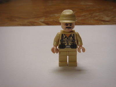 Lego Indiana Jones German Soldier MINIFIGURE with Moustache new 7622 | eBay