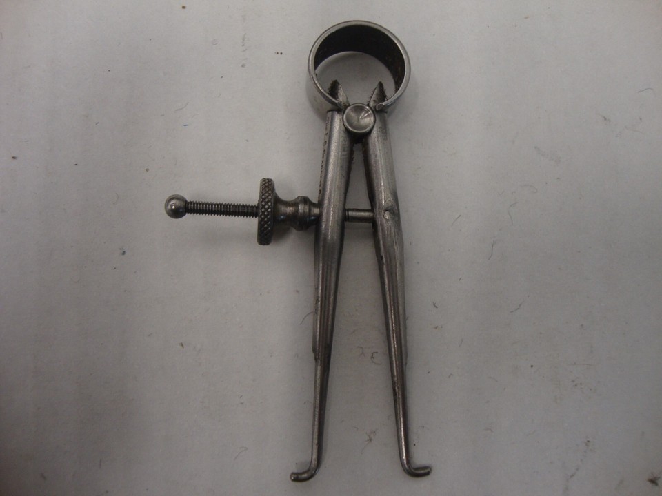 Vintage L S Starrett 2" Round Leg Inside Caliper Excellent | eBay