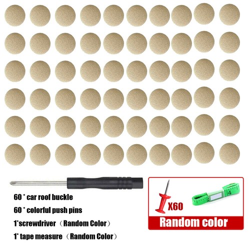 60pcs Car Roof Repair Rivets Sagging Headliner Fix Repair Pins Snap ...