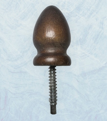 VINTAGE FINIAL WOOD CLOCK OR NEWEL POST TOPPER PART 2.5” | eBay