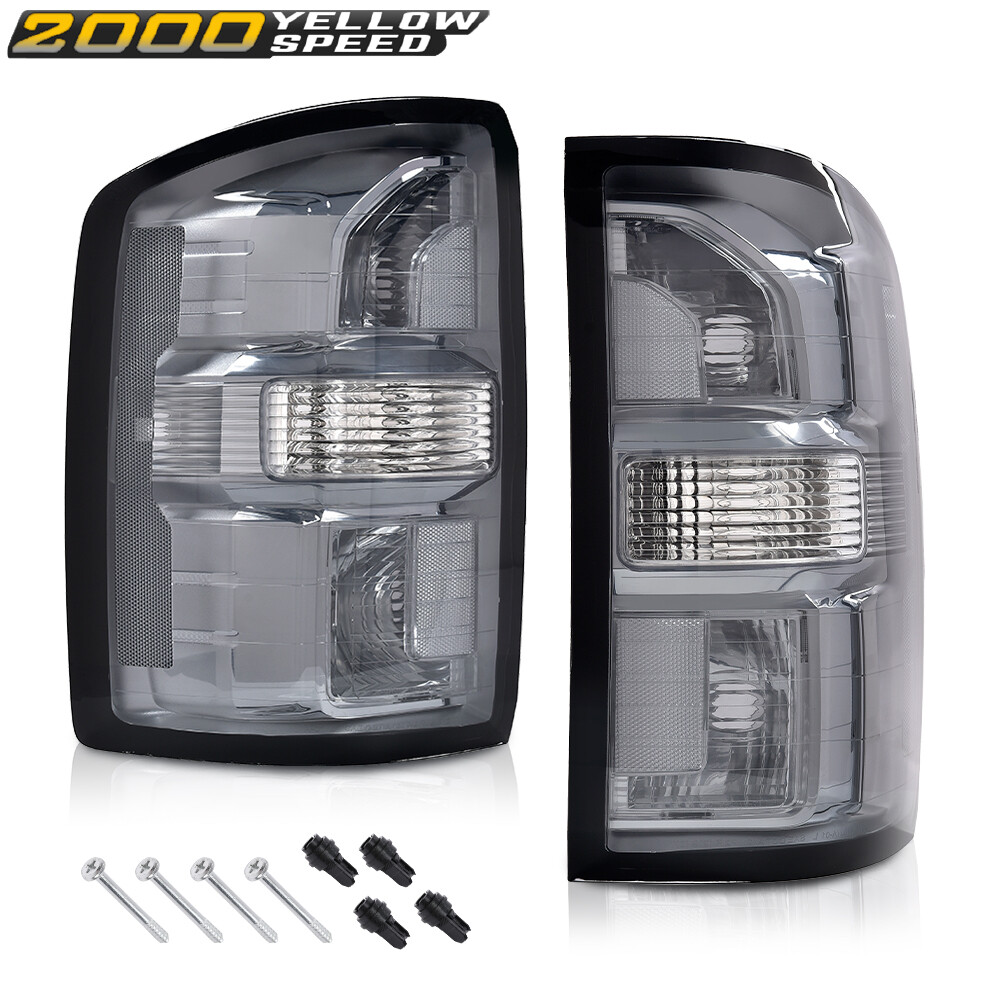 Fit For GMC Sierra 1500 2500 3500 2014-2018 Tail Lights Brake Lamps ...