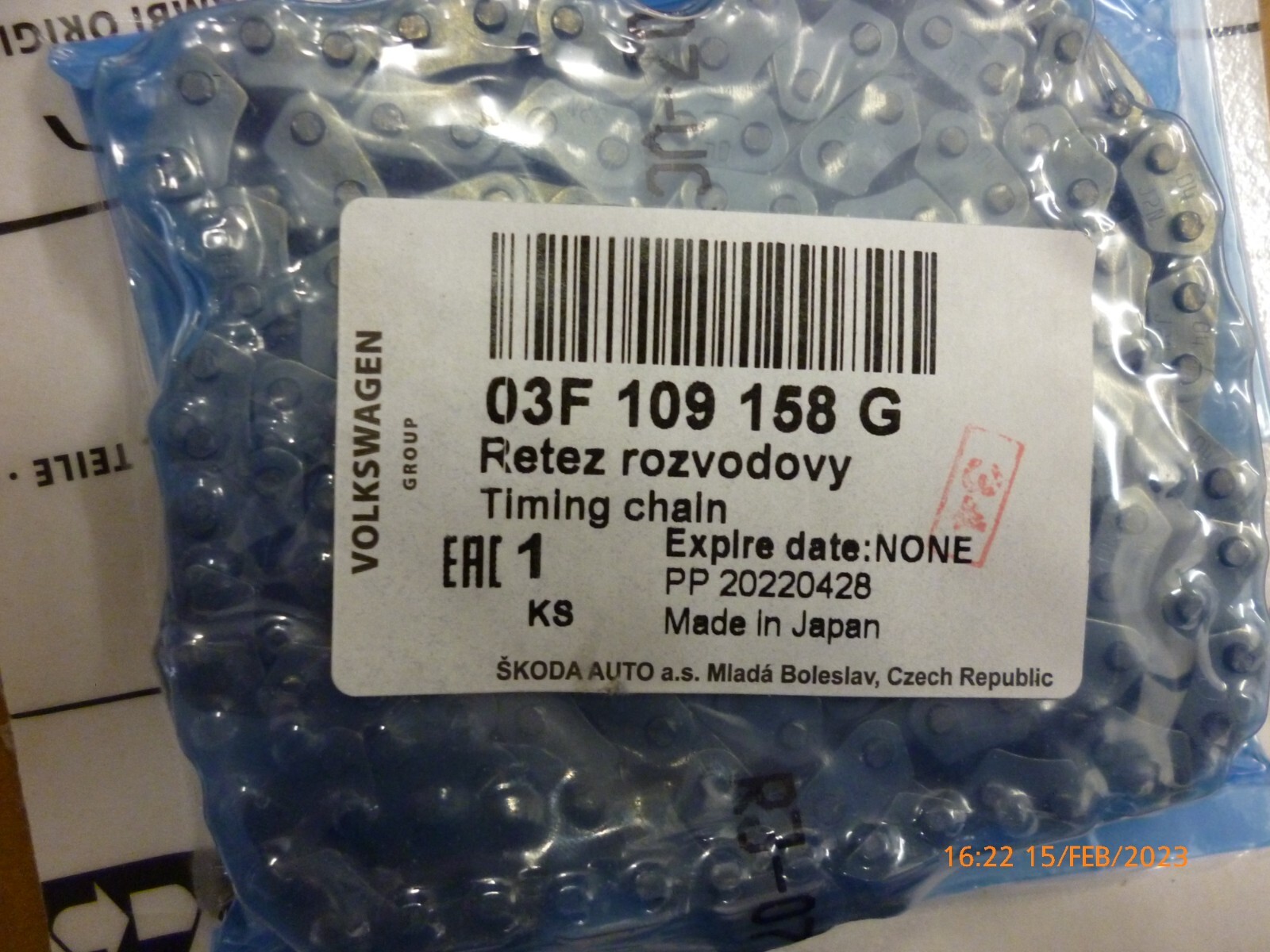 NEW GENUINE VW GROUP TIMING CHAIN KIT 1,2 TSI TFSI CBZA CBZB Engines ...