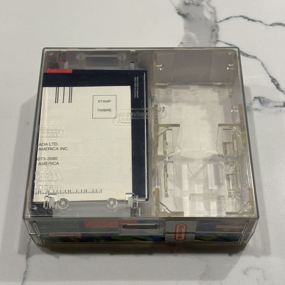 Nintendo Game Boy Clear DMG-01 Play It Loud VGC Complete Box CIB Manual ...