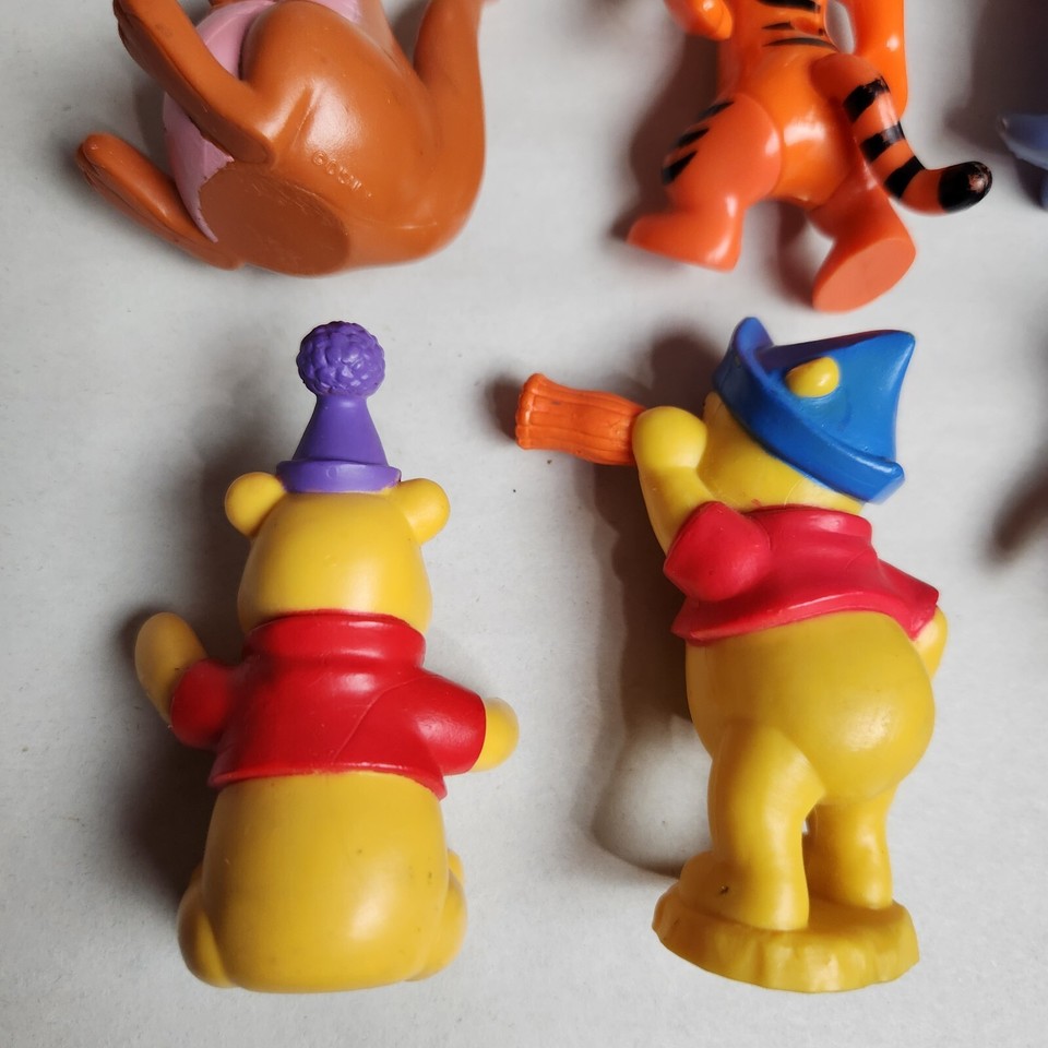 Lot of 6 Disney Winnie The Pooh, Eeyore, Kanga & Roo, Tigger PVC ...