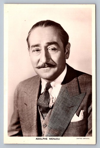 Postcard RPPC Adolphe Menjou Actor United Artists The Front Page J635 ...