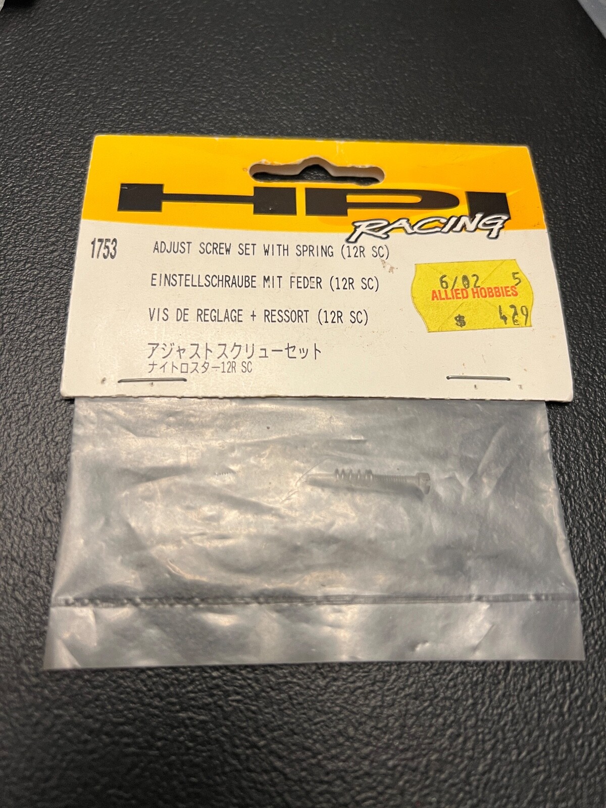 NOS HPI 1753 Adjust Screw Set With Spring 12R SC RC Car Truck Buggy | eBay