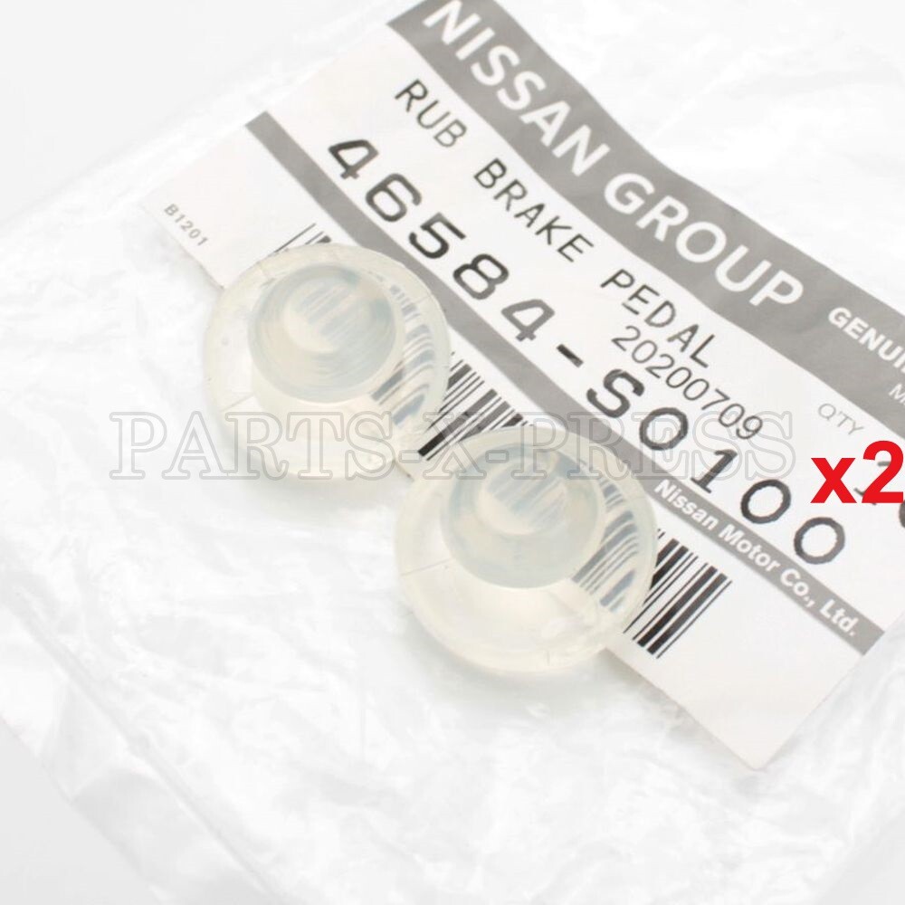 GENUINE OEM NISSAN 84-17 INFINITI 91-15 BRAKE PEDAL RUBBER STOPPER x2 ...