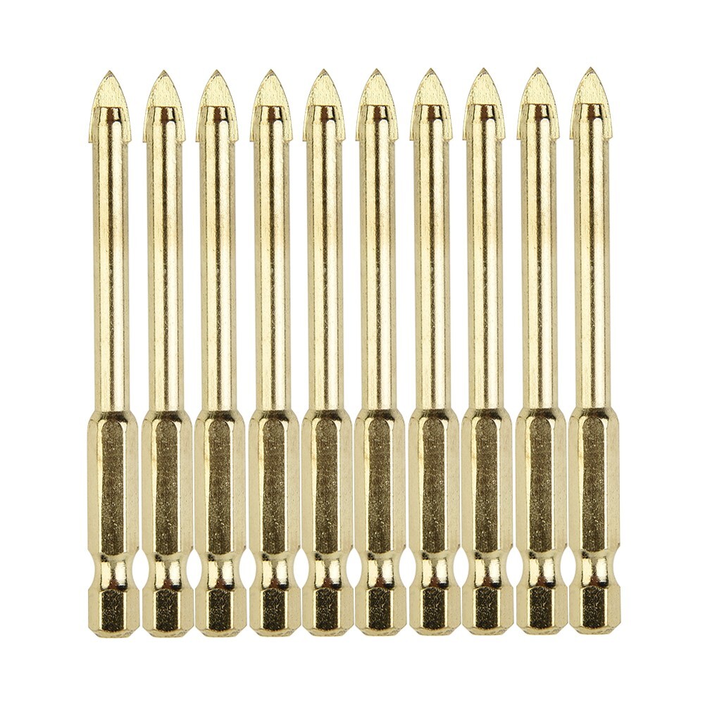 Precise and Clean Drilling Titanium Alloy Glass Drill Bit Set (10 pcs ...
