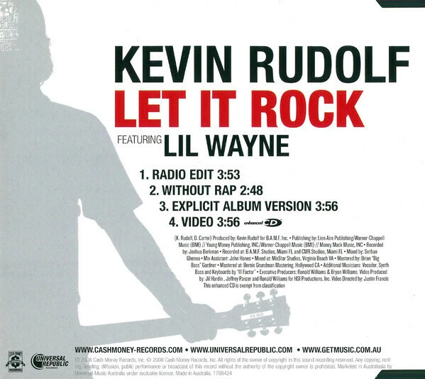 Kevin Rudolf Album Cover