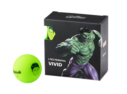 Volvik Marvel Character Golf Ball 4 pack - Green - Incredible Hulk | eBay