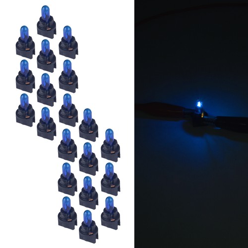 20pcs Blue T5 SMD LED Car Dash Dashboard Instrument Lights Bulbs ...
