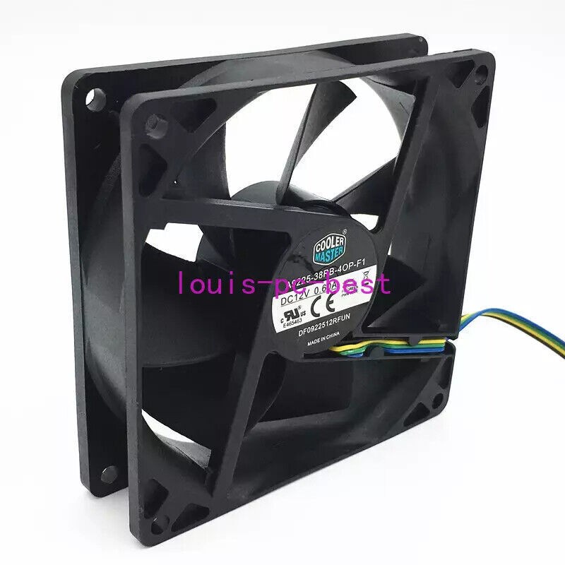 COOLER MASTER A9225-38RB-4OP-F1 12V 0.60A 92*92*25mm 4Pin PWM Cooling ...