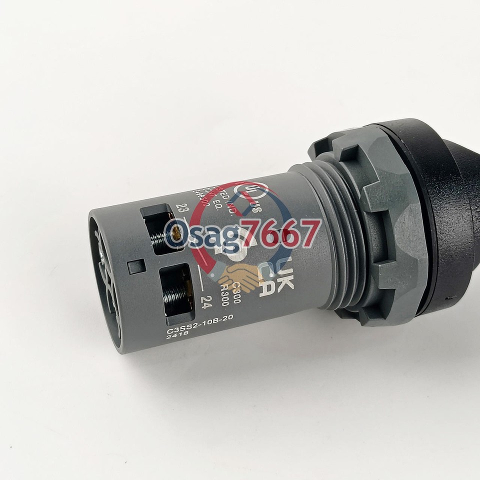 ONE New ABB C3SS2-10B-20 1SFA619211R1026 Compact Selector Switch Black ...